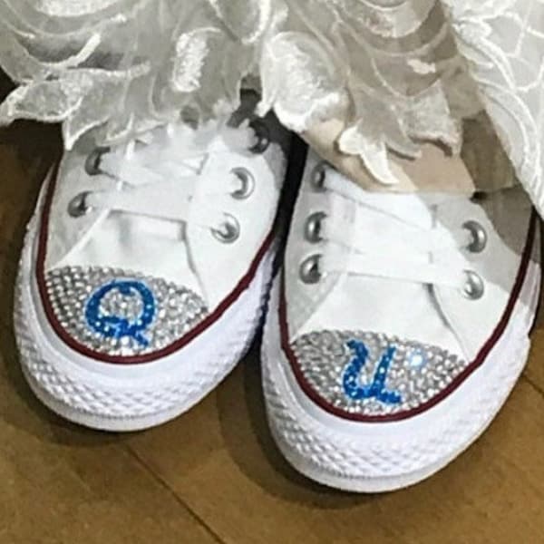 Monogrammed Converse - Etsy