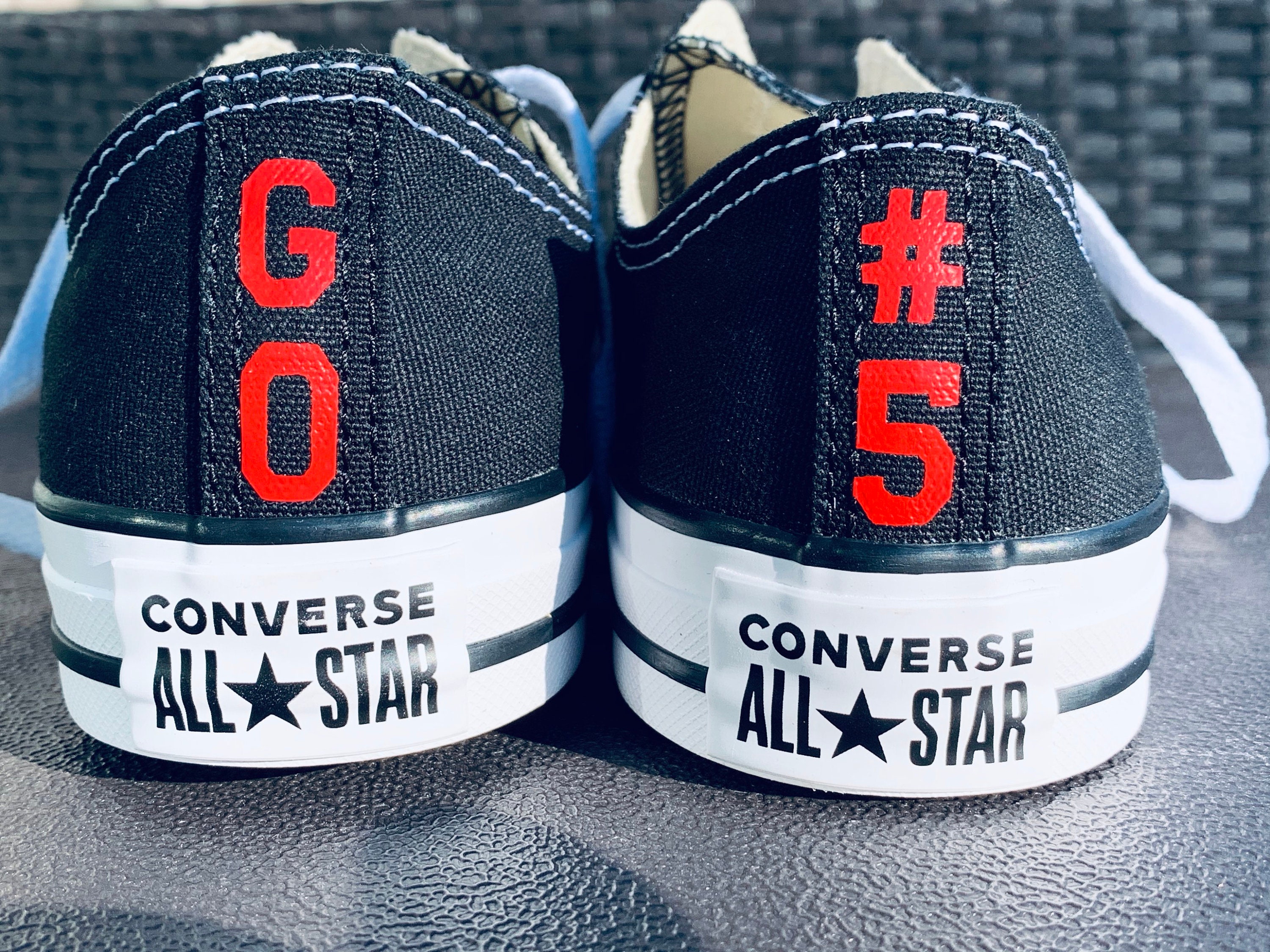 Iron on Decals for Rear Seam of Converse Shoes. DIY Customize | Etsy