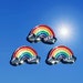 Rainbow Croc Charm. Rainbow Charm. Small Rainbow & Clouds Charm ...