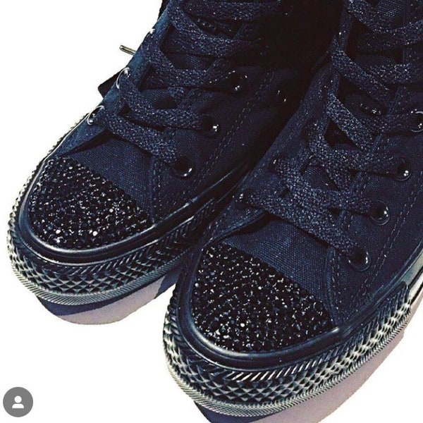 Black Converse - Etsy