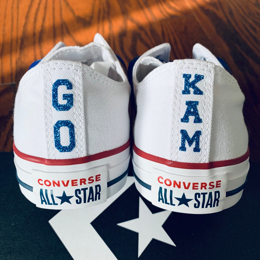 Sports Iron on Decals for Rear Seam of Converse Shoes. - Etsy