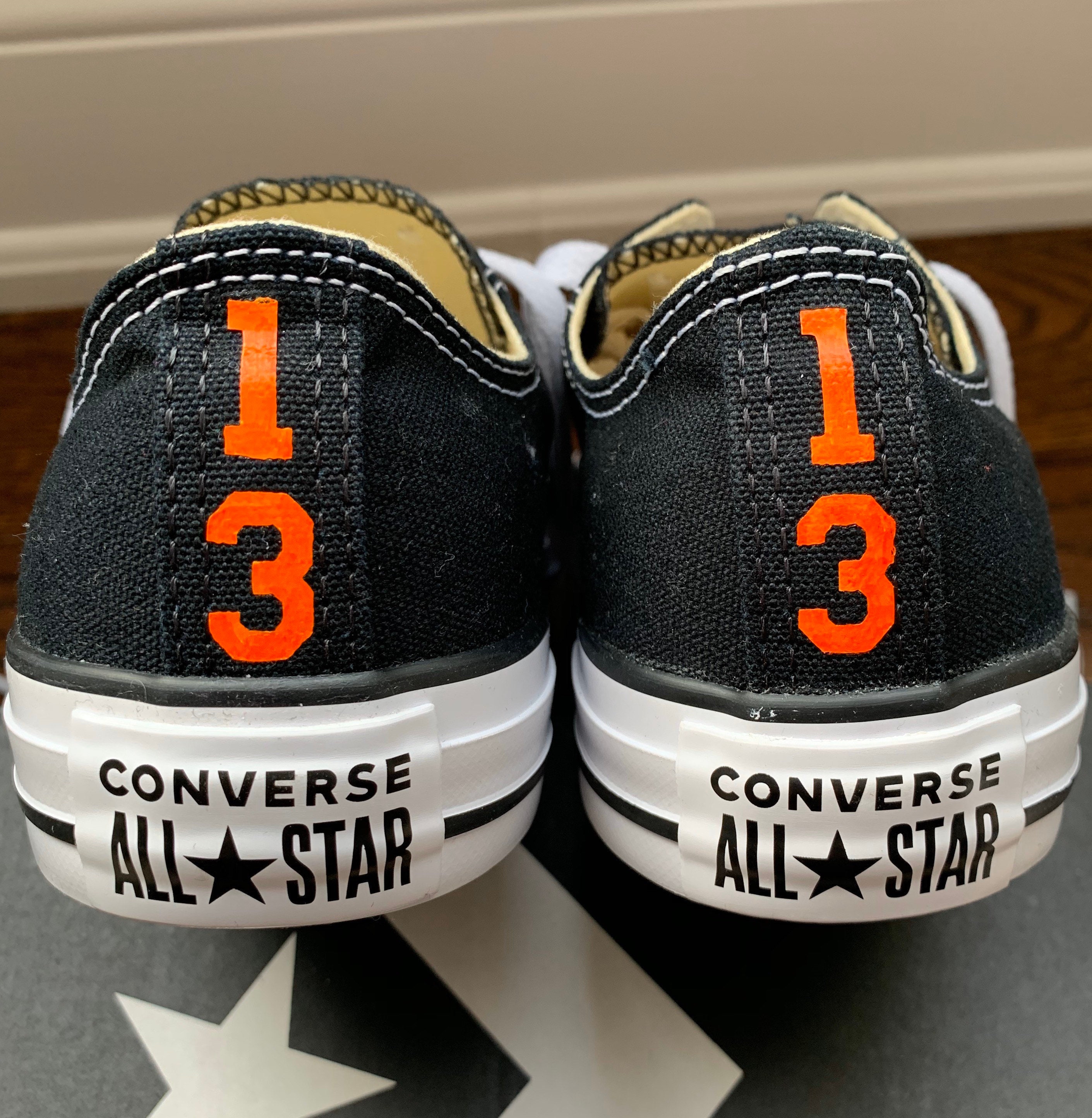 Sports Iron on Decals for Rear Seam of Converse Shoes. | Etsy