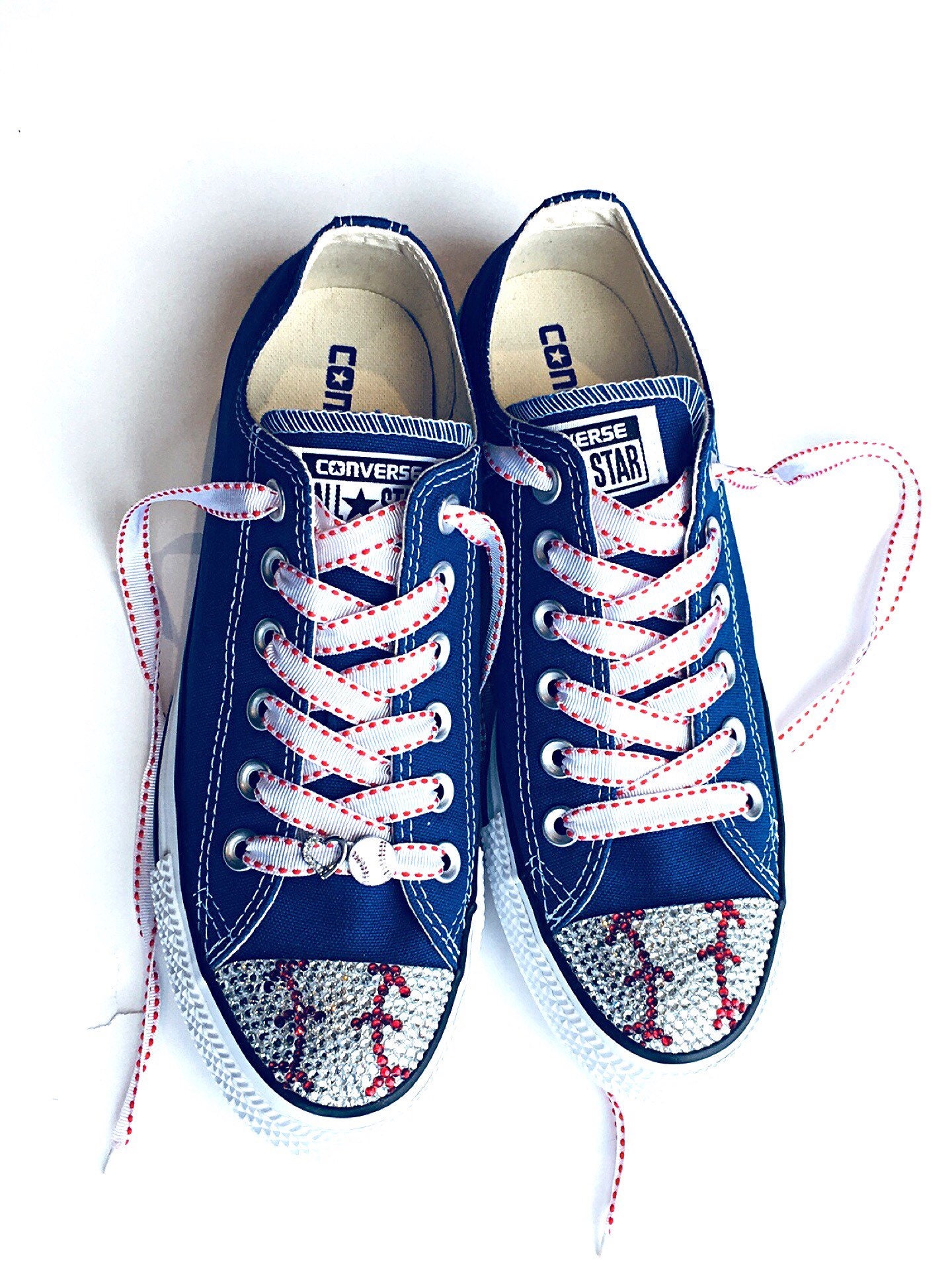 Baseball Bling Converse Shoes. Women's Custom Converse. - Etsy