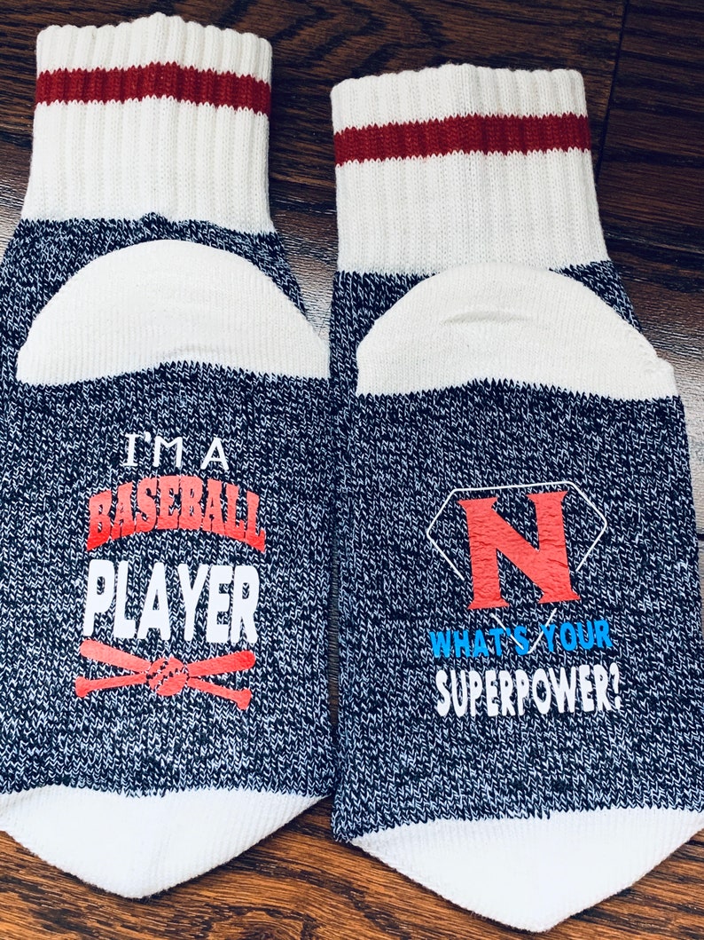 Kid's Baseball Socks. I'm A Baseball Player WHAT'S - Etsy