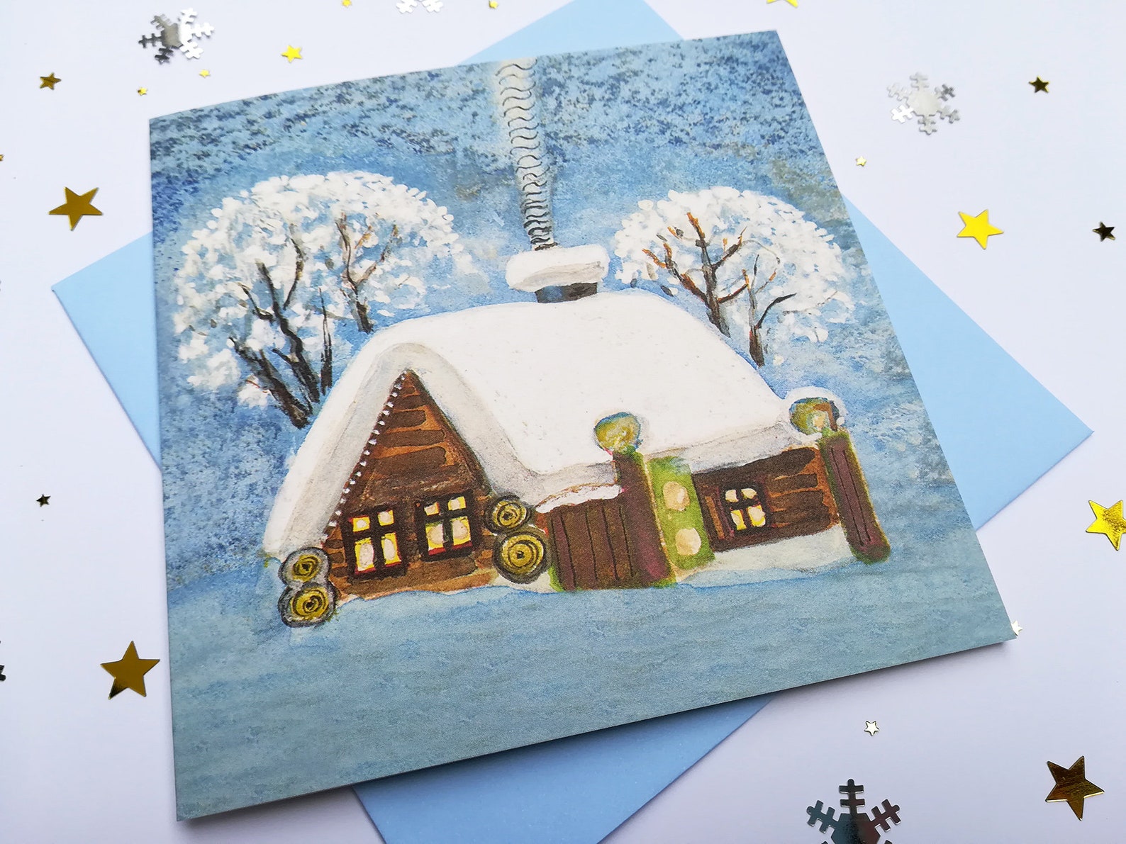 Christmas Card Bundle Christmas Art Cards Multi Buy Folk Art - Etsy UK