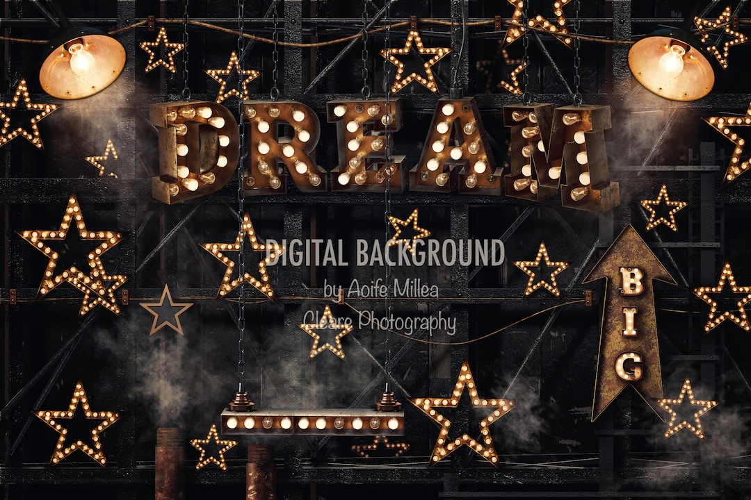 Dream Big Swing Layered Digital Backdrop - Etsy