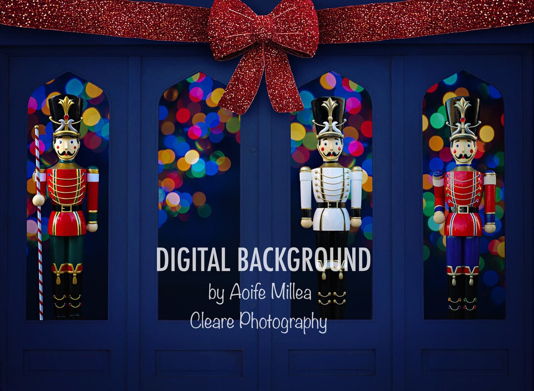 Nutcracker Window , Layered Children's Digital Backdrop - Etsy