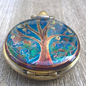Pocket Watch Tree of Lifewatchgreen Treereligionwedding | Etsy