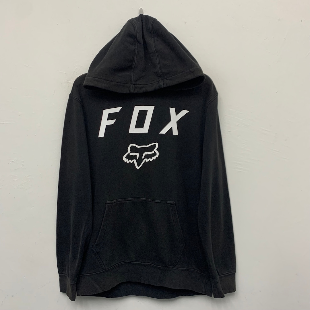 Fox Racing Hoodie Vintage Fox Racing Motorsports Black Pullover Hoodie ...