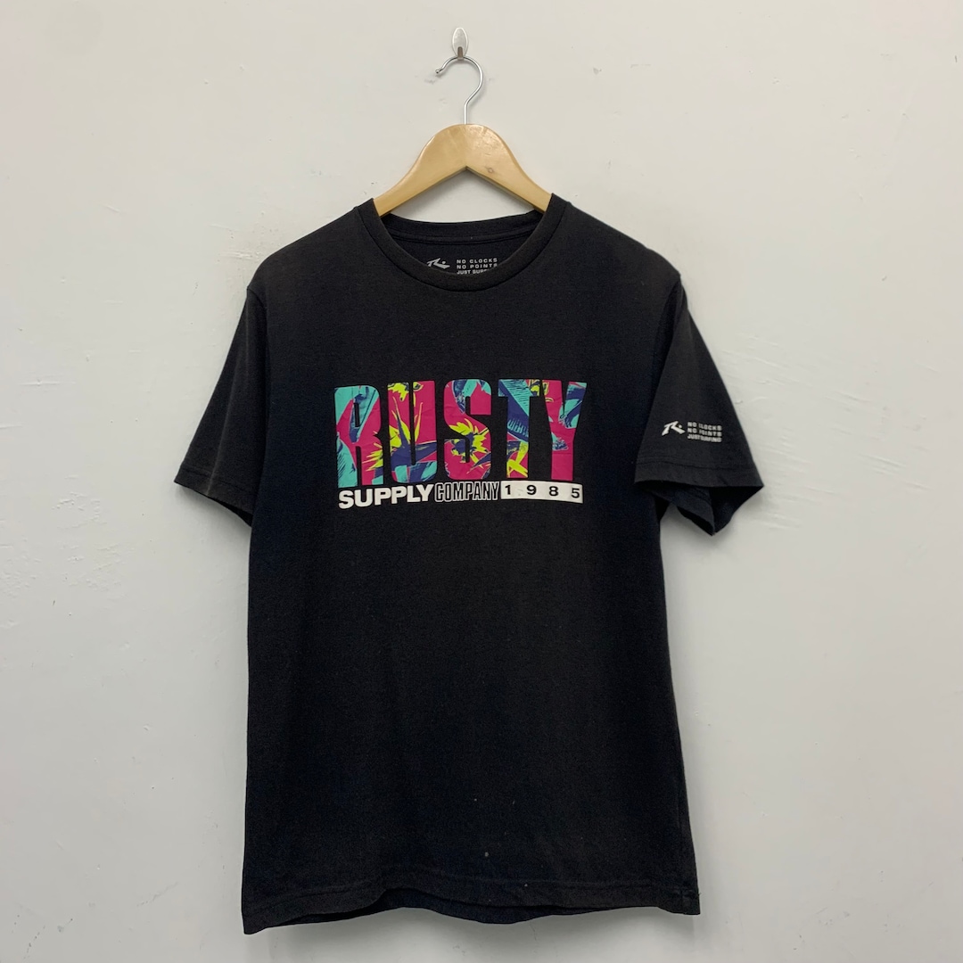Rusty Surfing T-shirt Rusty Supply Company Surf Tshirt Size Medium - Etsy