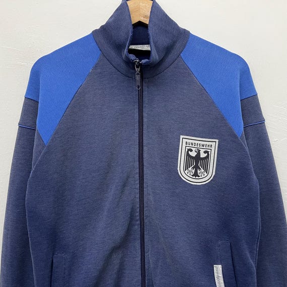 Vintage 70s German Army Bundeswehr Track Top Jacket S… - Gem