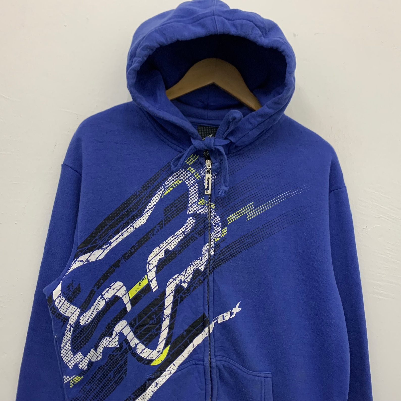 Fox Hoodie Vintage Fox Racing Full Zip Big Logo Hoodie Sweatshirt ...