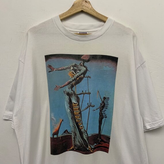 Vintage Salvador Dali ‘The Burning Giraffe’ Art T-Shi… - Gem
