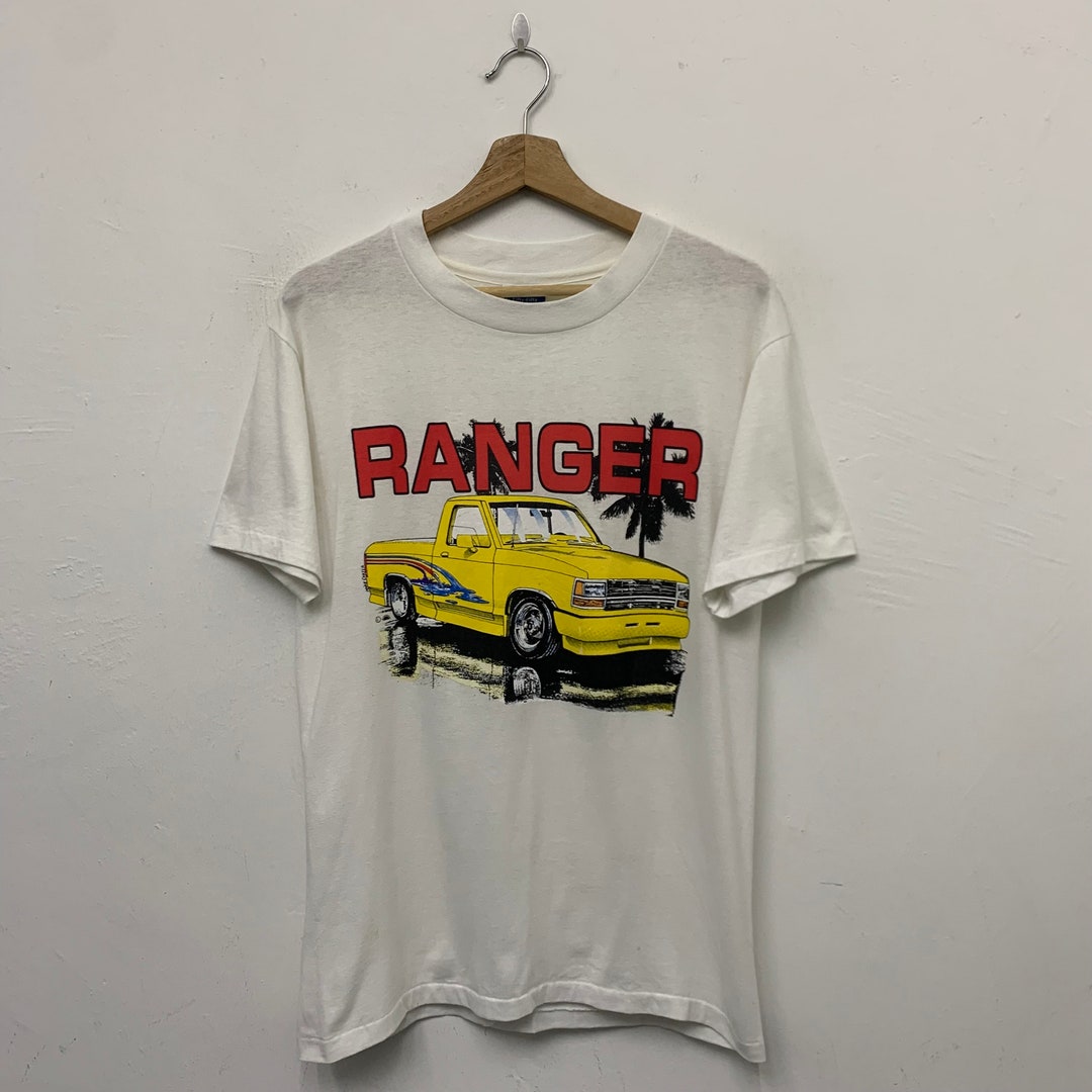 Vintage Ford Ranger Yellow Truck T-shirt Size Medium Early 90s Ford ...