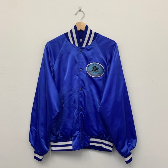 Vintage General Dynamics F16 Usaf Bomber Satin Jacket… - Gem