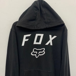 Fox Racing Hoodie Vintage Fox Racing Motorsports Black Pullover Hoodie ...