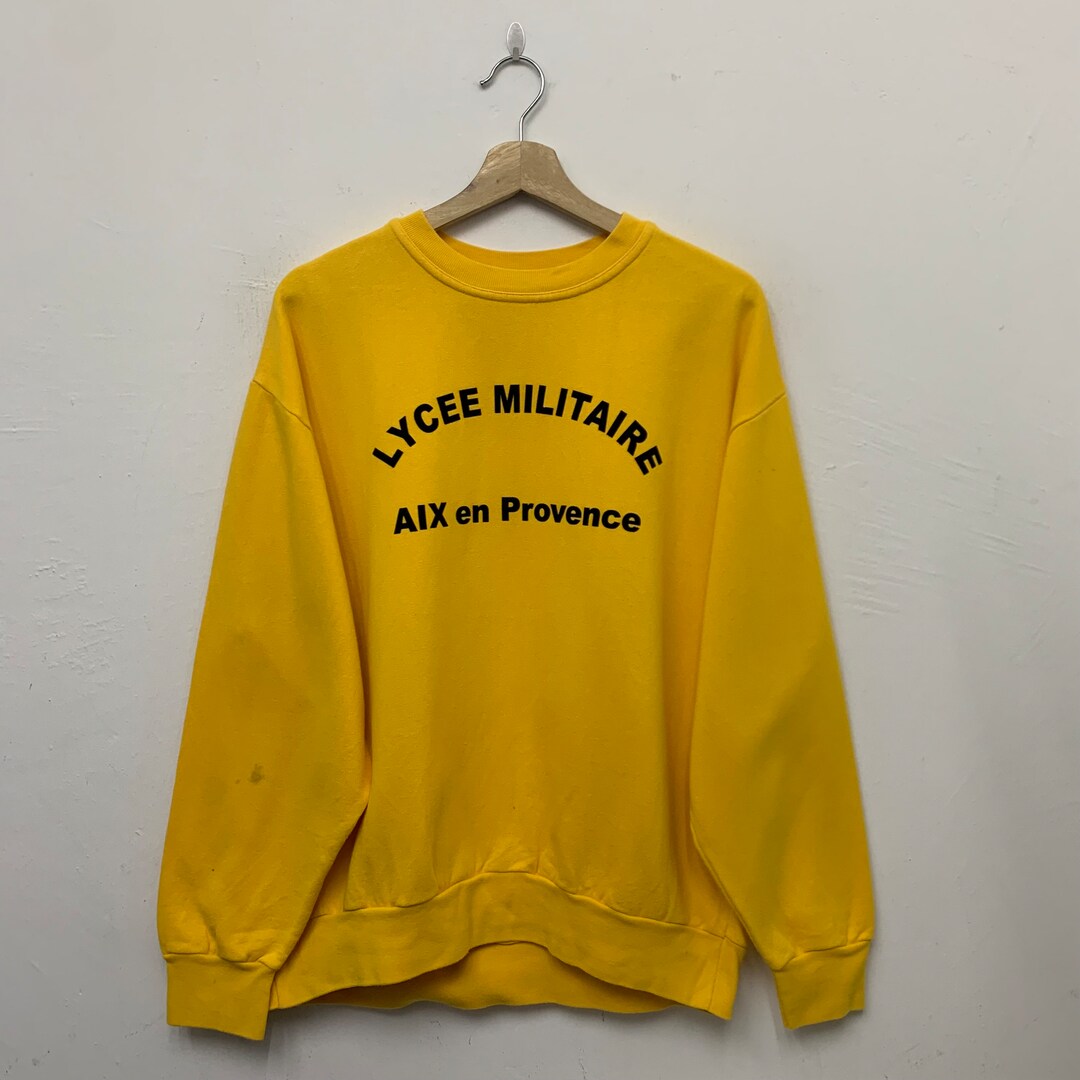 Lycee Militaire Aix En Provence France Military Pullover Crewneck ...