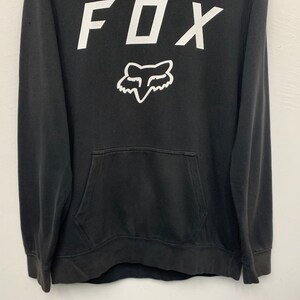 Fox Racing Hoodie Vintage Fox Racing Motorsports Black Pullover Hoodie ...