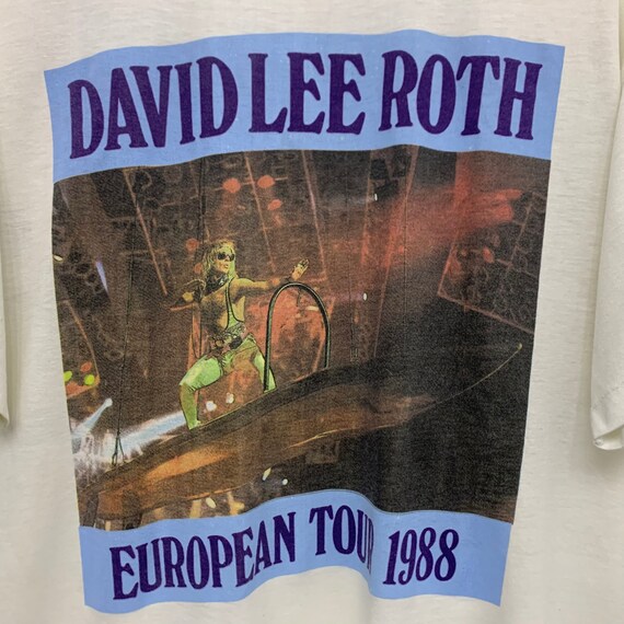 Vintage 80s David Lee Roth European Tour Skyscrapper … - Gem