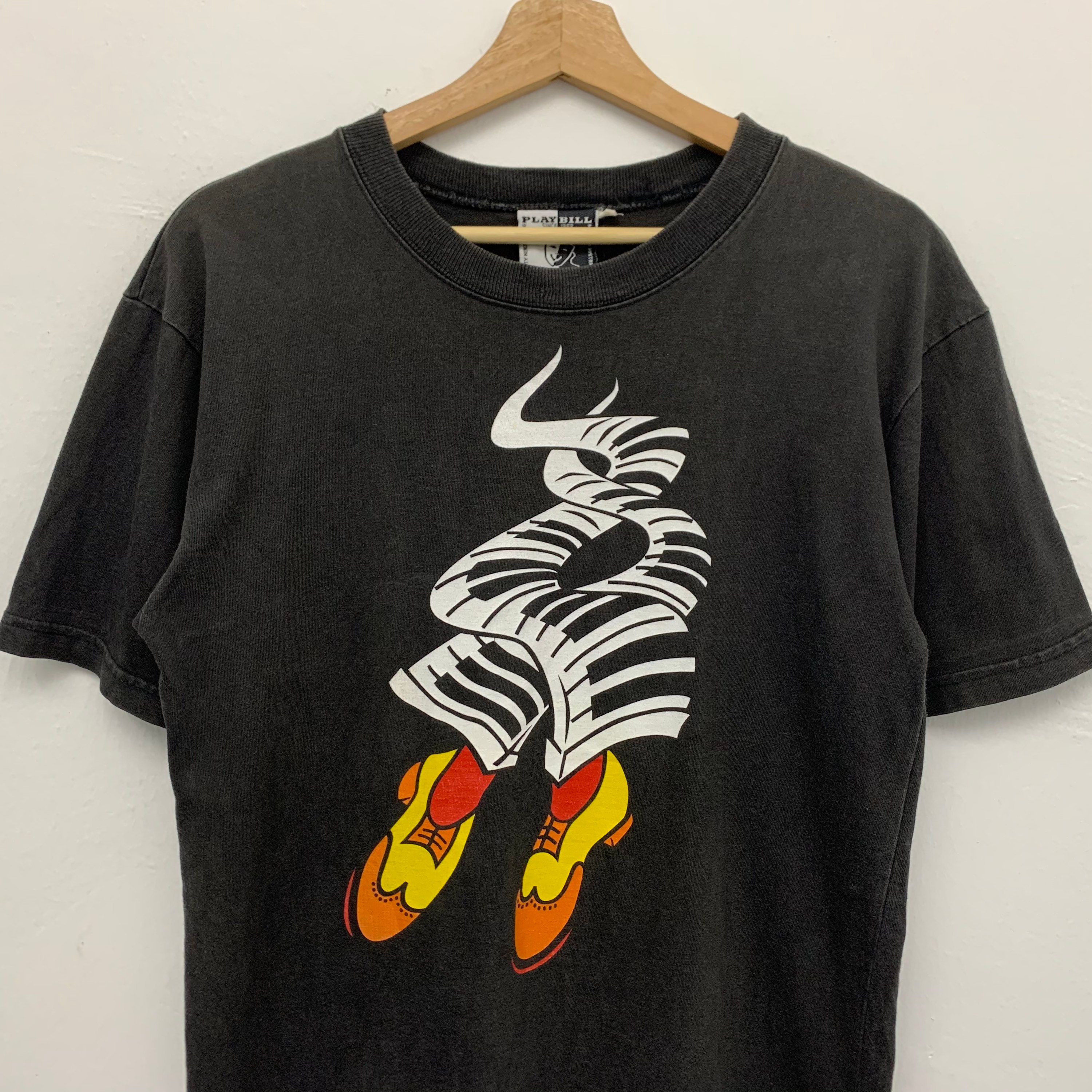 Vintage 90s Hot Shoe Shuffle Sun Faded Tshirt Size Small - Etsy