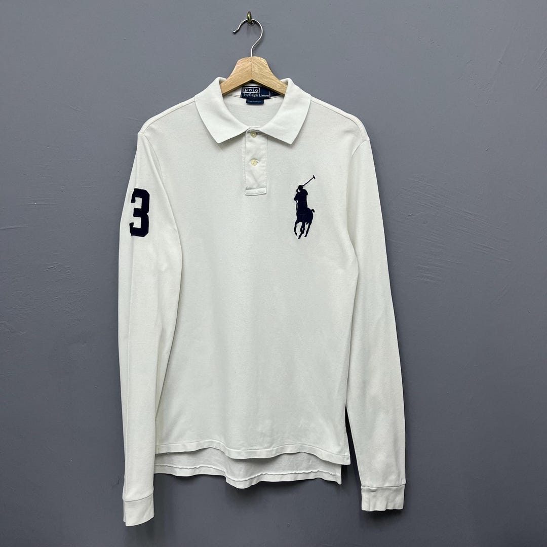 Polo Ralph Lauren No 3 Big Pony Long Sleeve Polo Shirt Size Small - Etsy