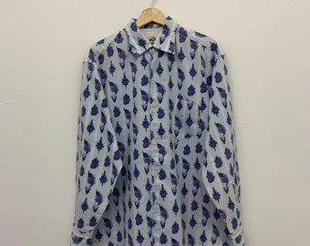 All Over Print Button Up - Etsy