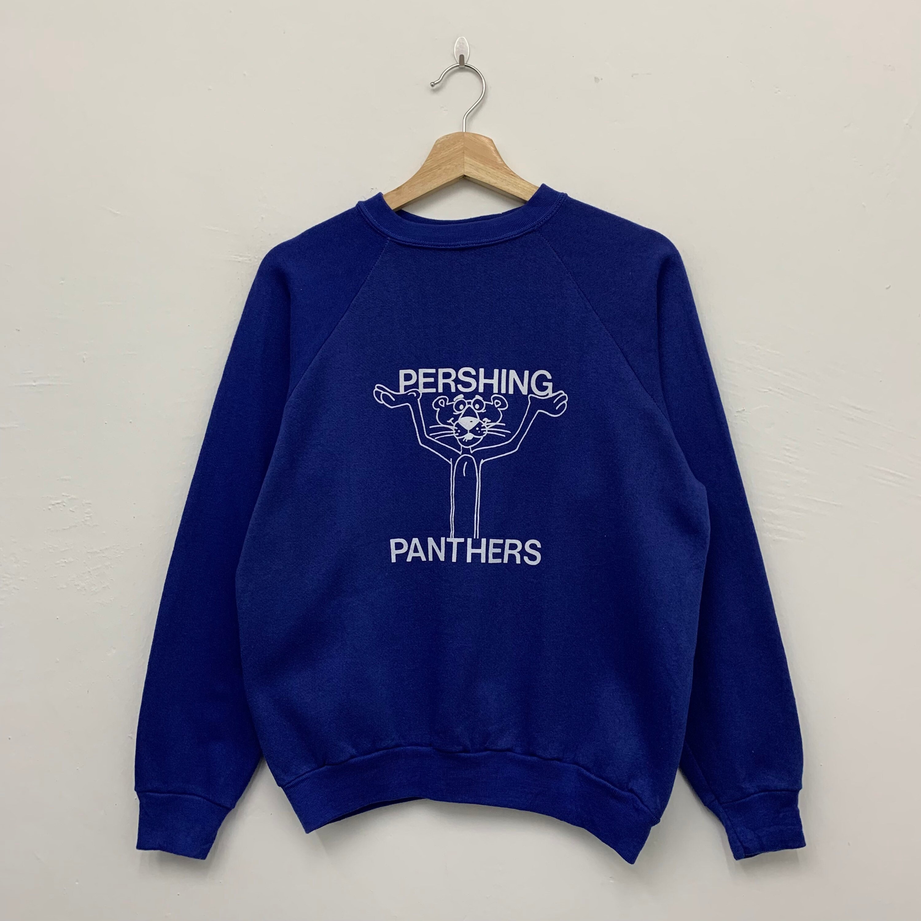 Vintage 80s Pershing Panthers Crewneck Sweatshirt Size Small - Etsy UK
