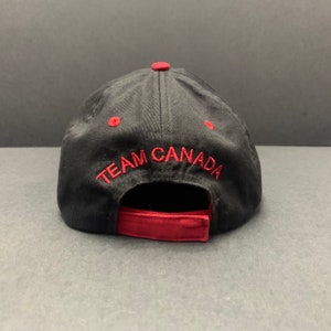 Team Canada Ice Hockey Adjustable Velcro Hat Cap - Etsy