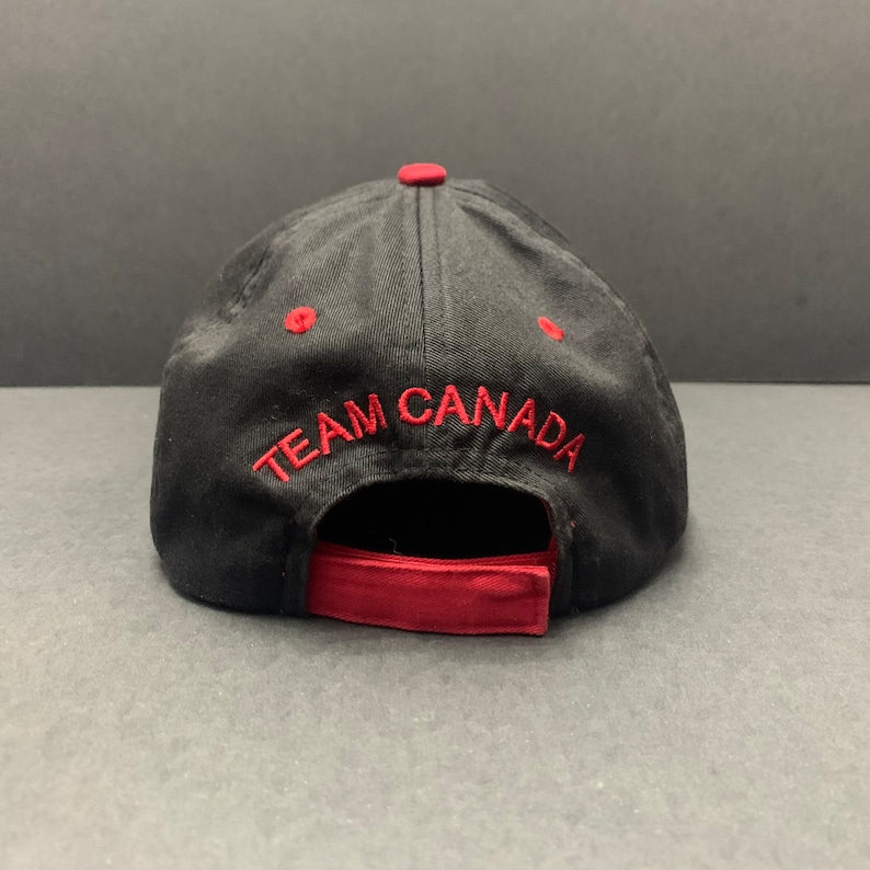 Team Canada Ice Hockey Adjustable Velcro Hat Cap - Etsy