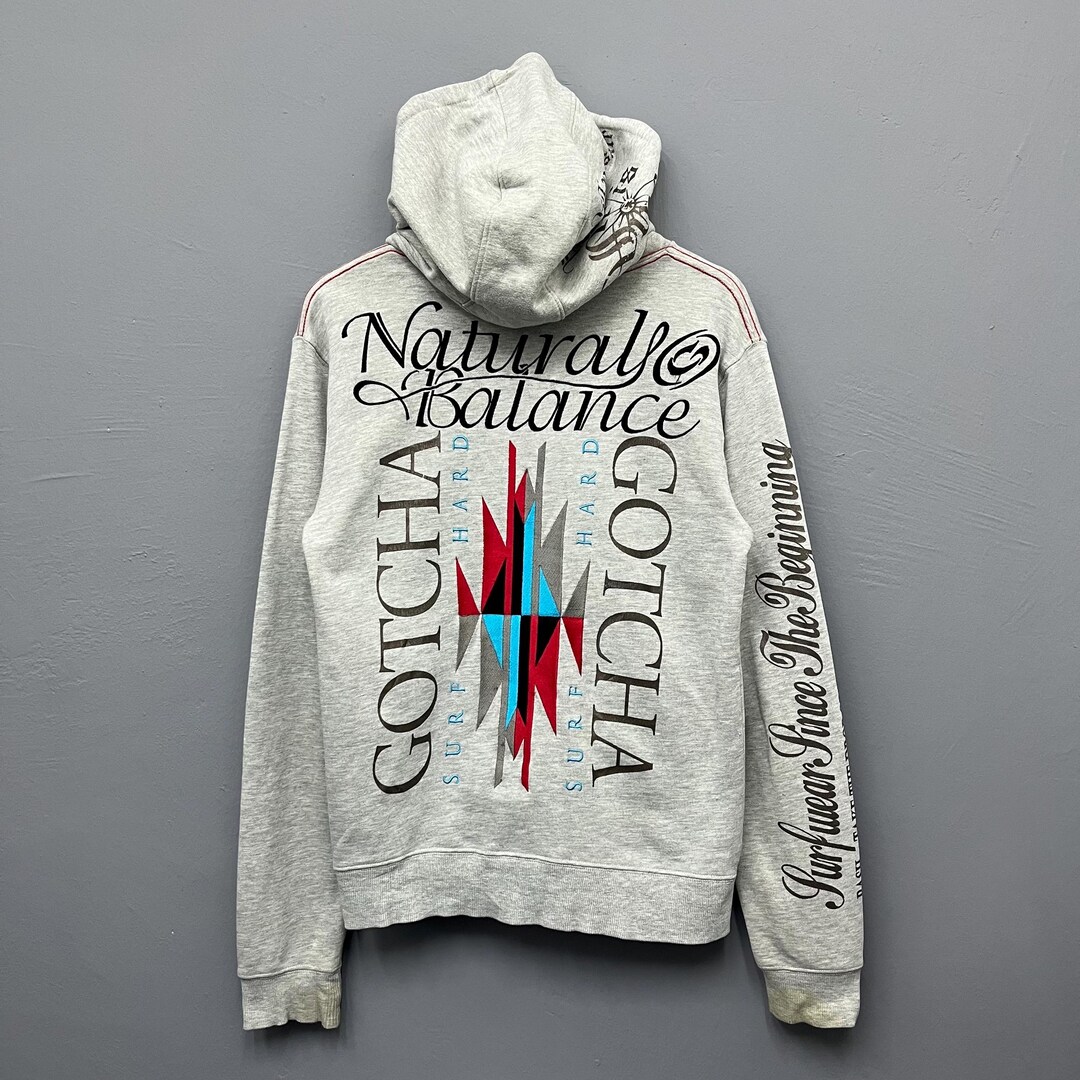 Gotcha Surfing Full Zip Hoodie Sweatshirt Size Medium - Etsy