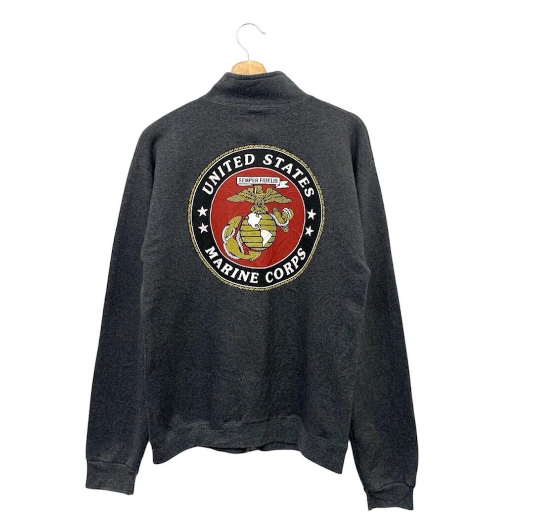 USMC United States Marine Corps Full Zip Track Jacket Size Small - Etsy