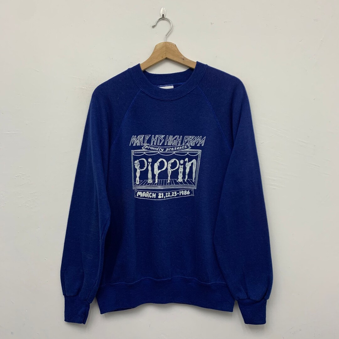 Vintage 80s Bassett Walker 50/50 Crewneck Sweatshirt - 1986 Maple Hts ...