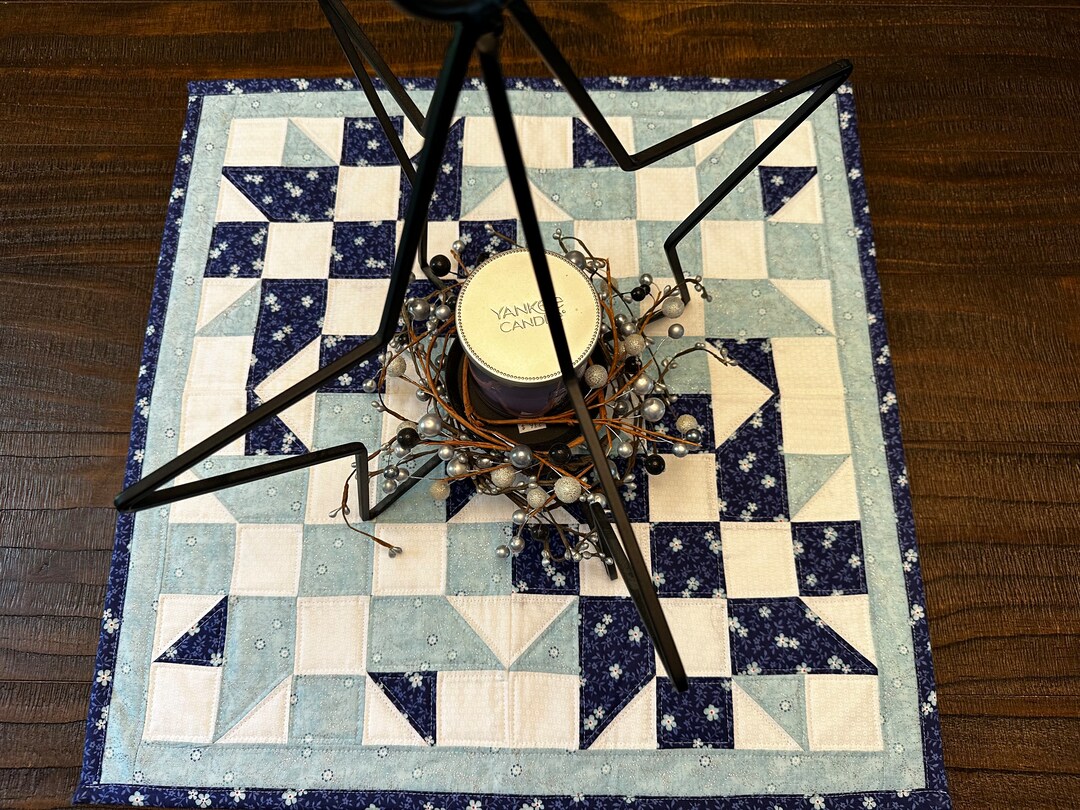 Spring /summer Quilted Table Topper - Etsy