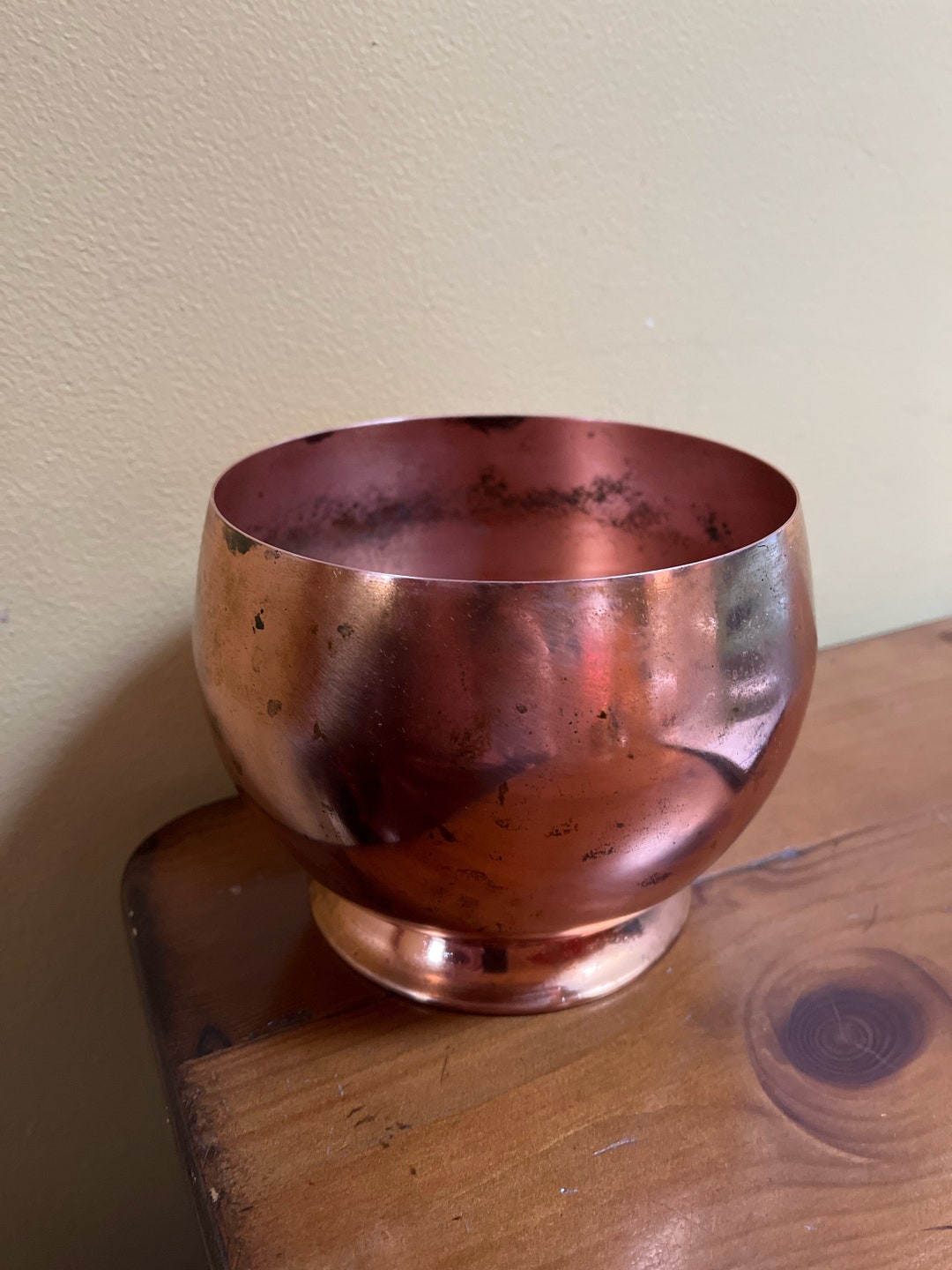 Large Coppercraft Guild Copper Footed Bowl Coppercraft Guild Footed ...