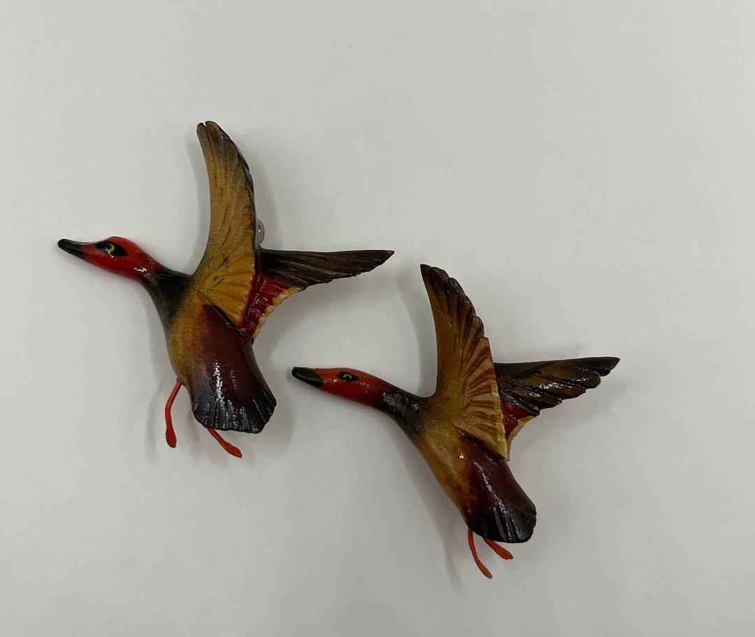 2 Wooden Flying Geese Pins - Etsy