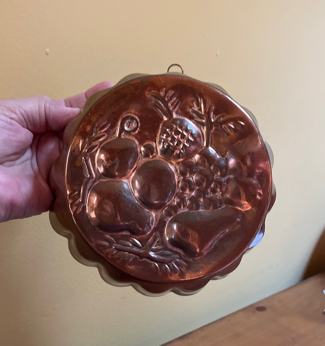 O.D.I Round Fluted Solid Copper Fruit Mold - Korea - Etsy