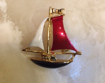 Sailboat Pin | Etsy
