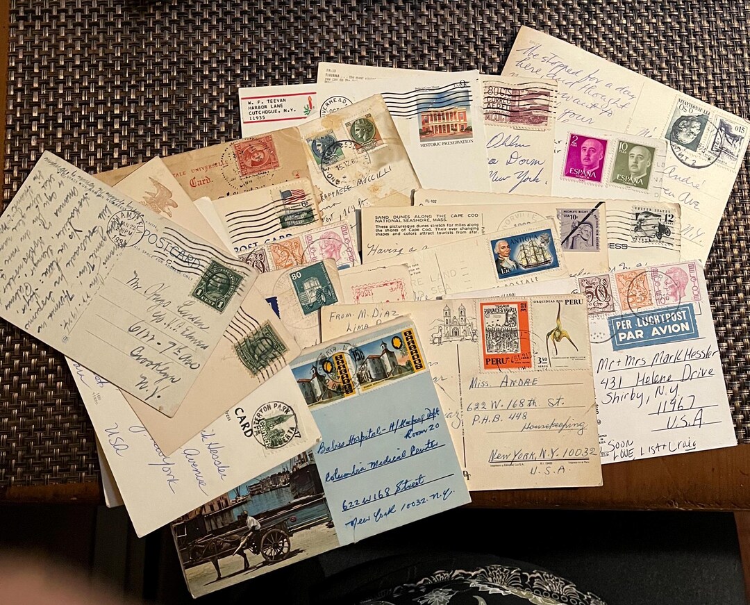19 Vintage U.S. and Foreign Postcards - Etsy