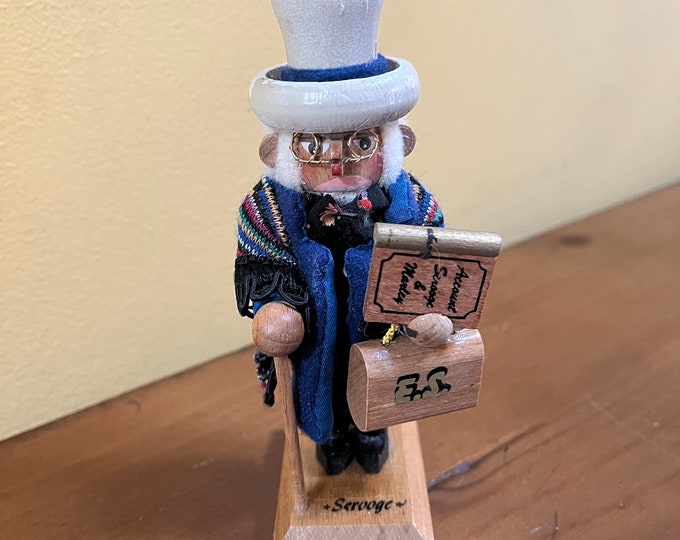 Steinbach Small Scrooge Nutcracker - Etsy