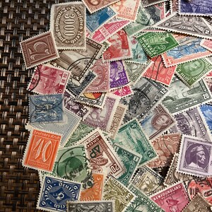 Lot of 100 Foreign Stamps All Different - Etsy