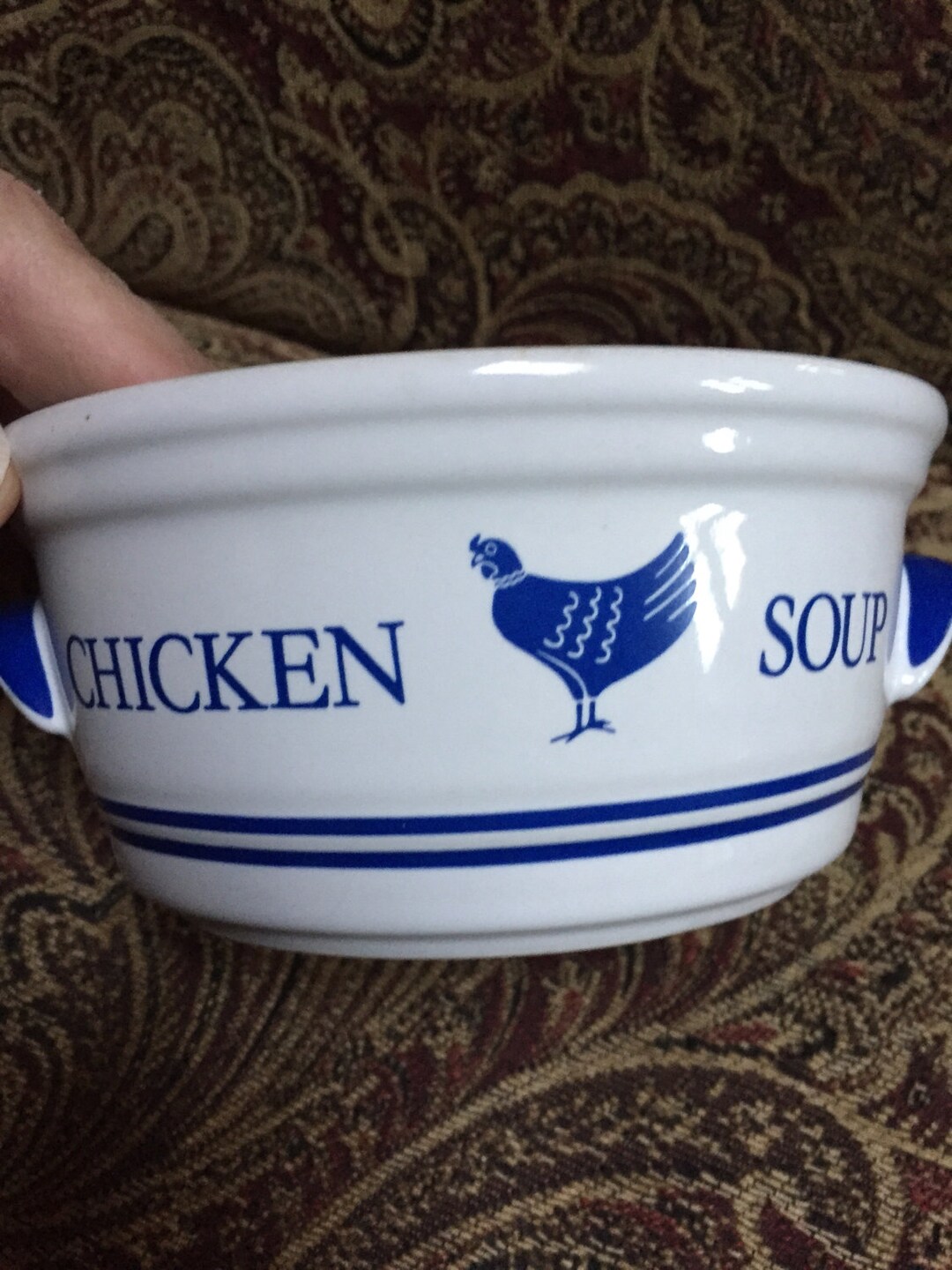 F.T.D.A Chicken Soup Bowl - FTD Chicken Soup Bowl - Korea - Etsy
