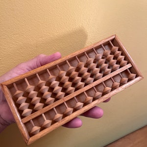 Vintage Light Wooden Bead Abacus Japan - Etsy