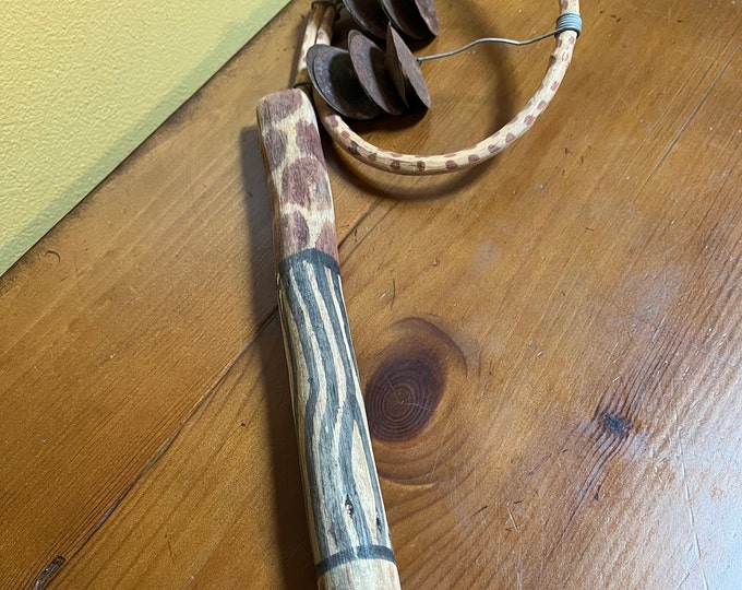 Unusual Ethnic Shaker Instrument - Vintage Tambourine Shaker - Etsy