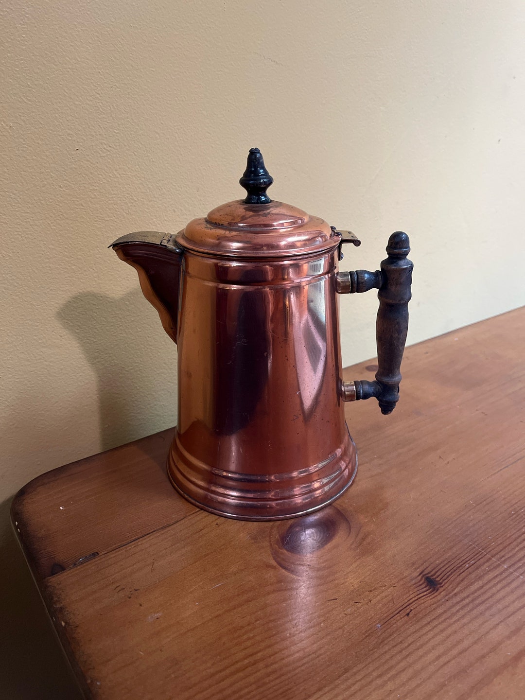 Rome Metal Ware Copper Teapot Vintage Copper Coffee Pot - Etsy
