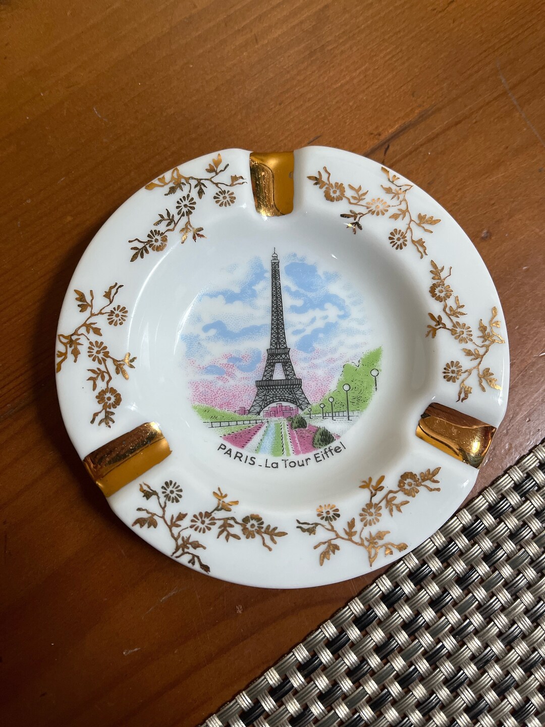 Limoges Porcelain Eiffel Tower Ashtray France - Etsy