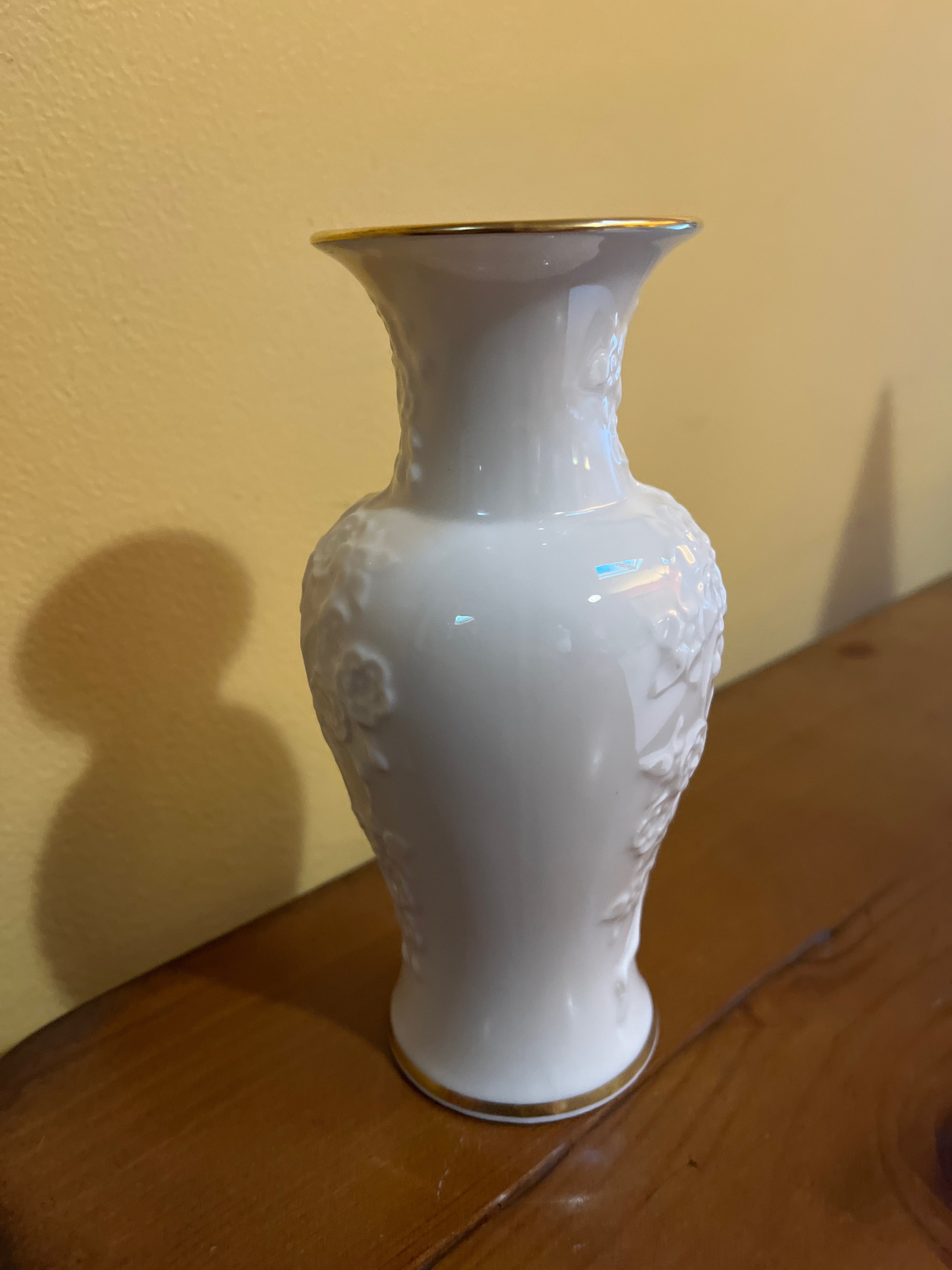 Embossed Lenox Flower Vase 6 1/4" - U.S.A. - Etsy
