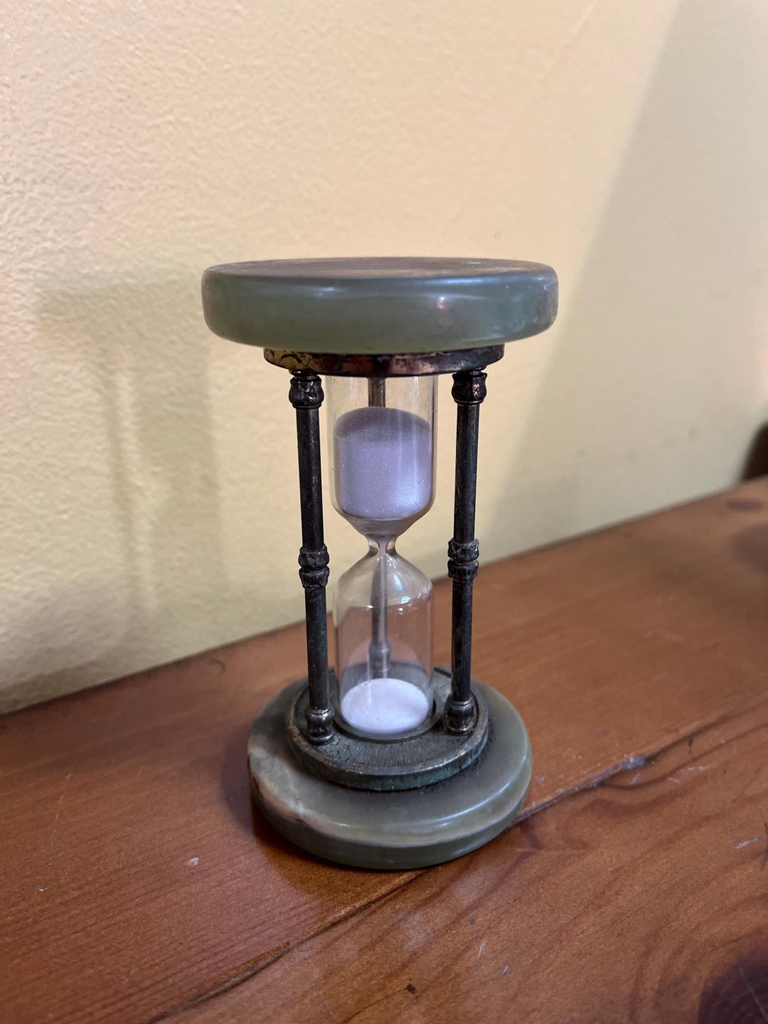 Vintage Onyx Egg Timer - Etsy
