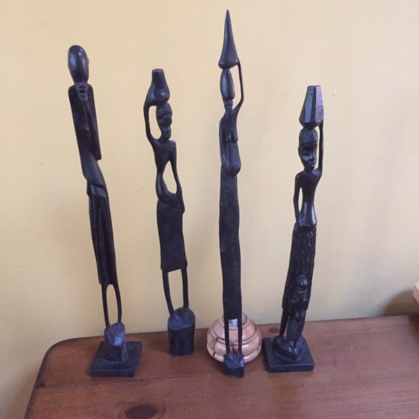 African Ebony Figurines - Etsy