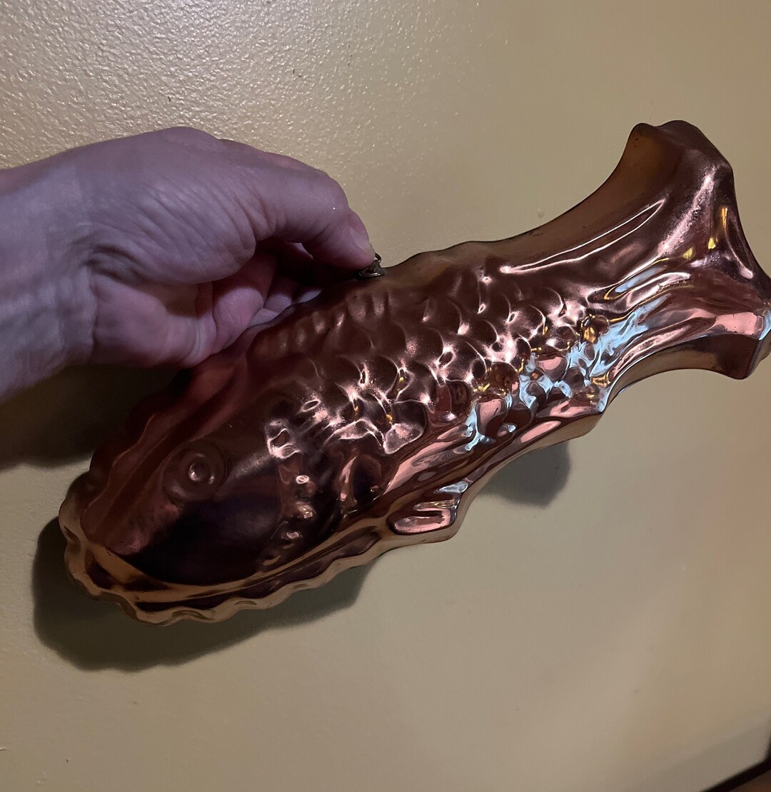 Vintage Copper Fish Mold - Korea - Etsy
