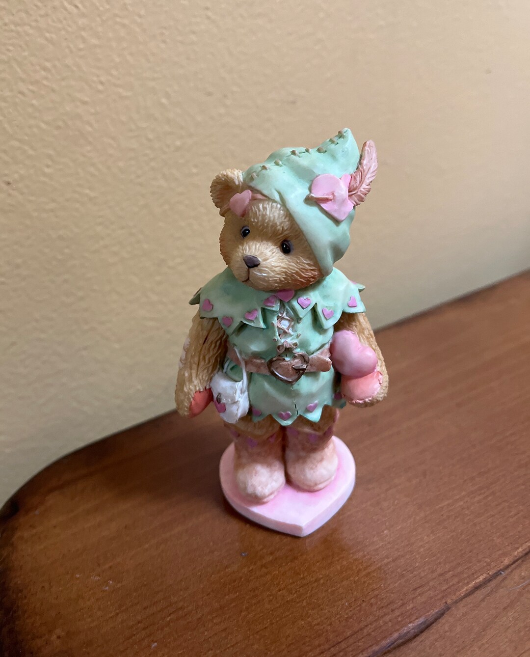 Priscilla Hillman 1995 Robin Bear Figurine - "you Steal My Heart Away ...